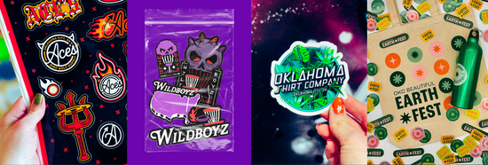 Custom Stickers for Branding and Promotion | Oklahoma Shirt Company
